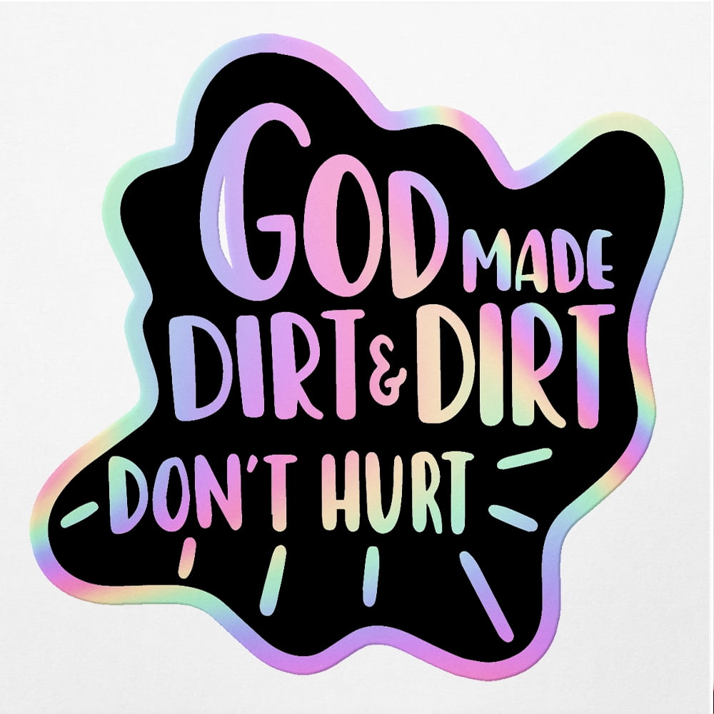Vinyl Stickers Decals Of Dirt Hurt Boy - Apply On Any Smooth Surfaces ...