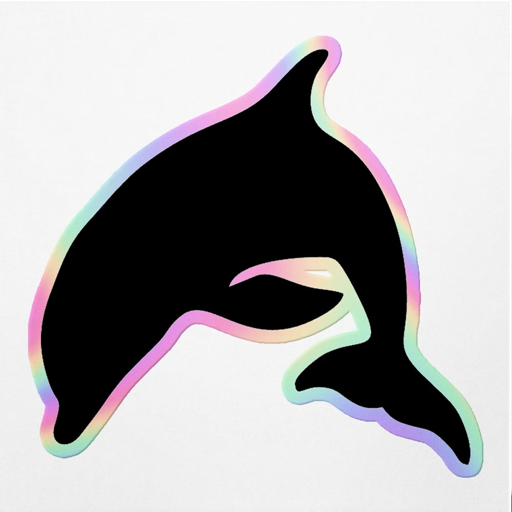 Vinyl Stickers Decals Of Dolphin V6 - Apply On Any Smooth Surfaces ...