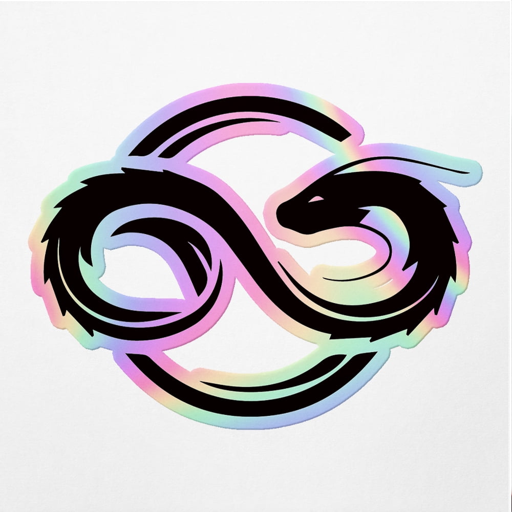 Vinyl Stickers Decals Of Dragon Symbol Illustration - Apply On Any ...