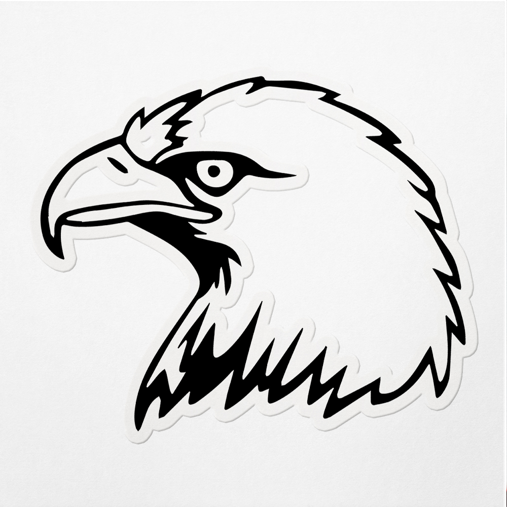 Vinyl Stickers Decals Of Eagle - Waterproof - Apply On Any Smooth ...