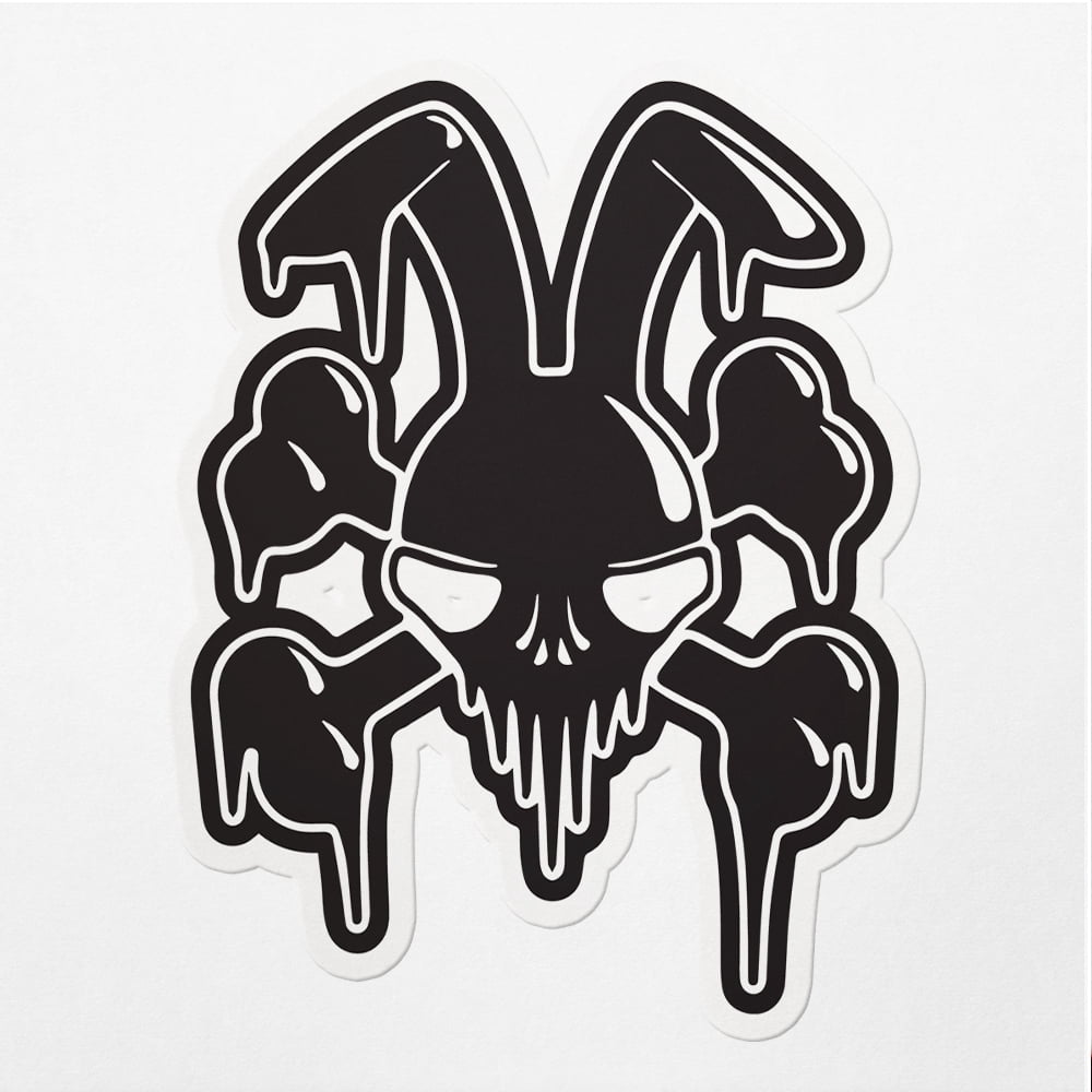 Vinyl Stickers Decals Of Evil Graffiti Illustration - Waterproof ...