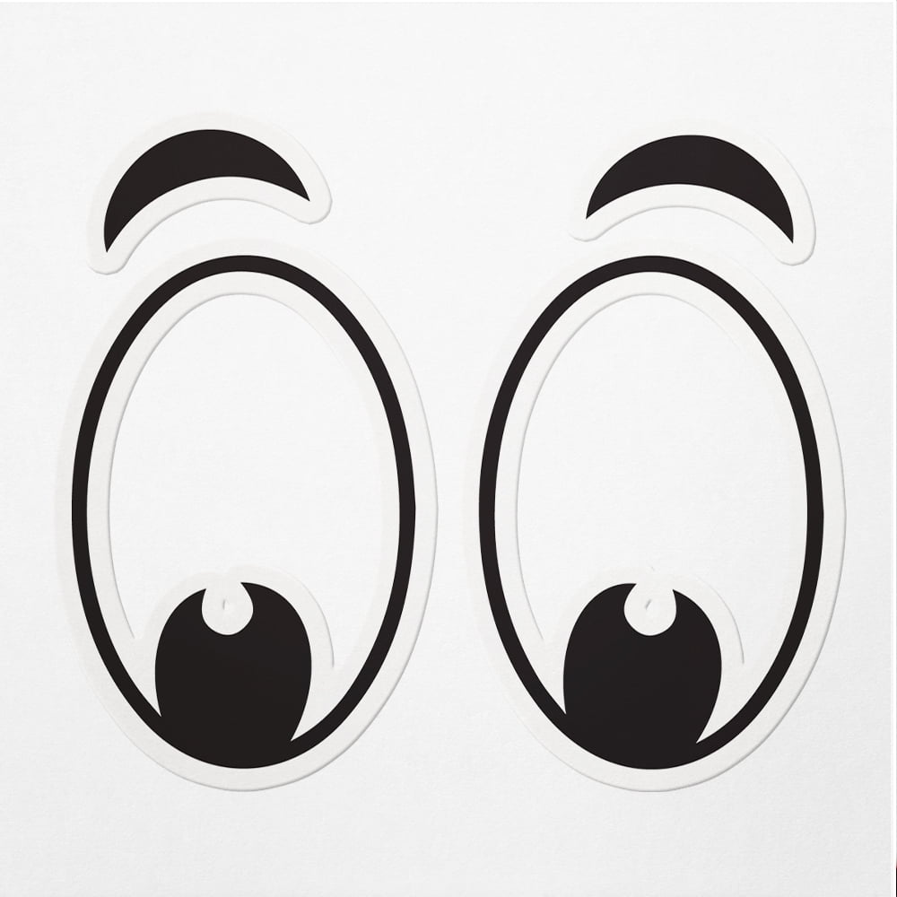 Vinyl Stickers Decals Of Eyes S Silhouette V2 Waterproof Apply On Any Smooth Surfaces Indoor