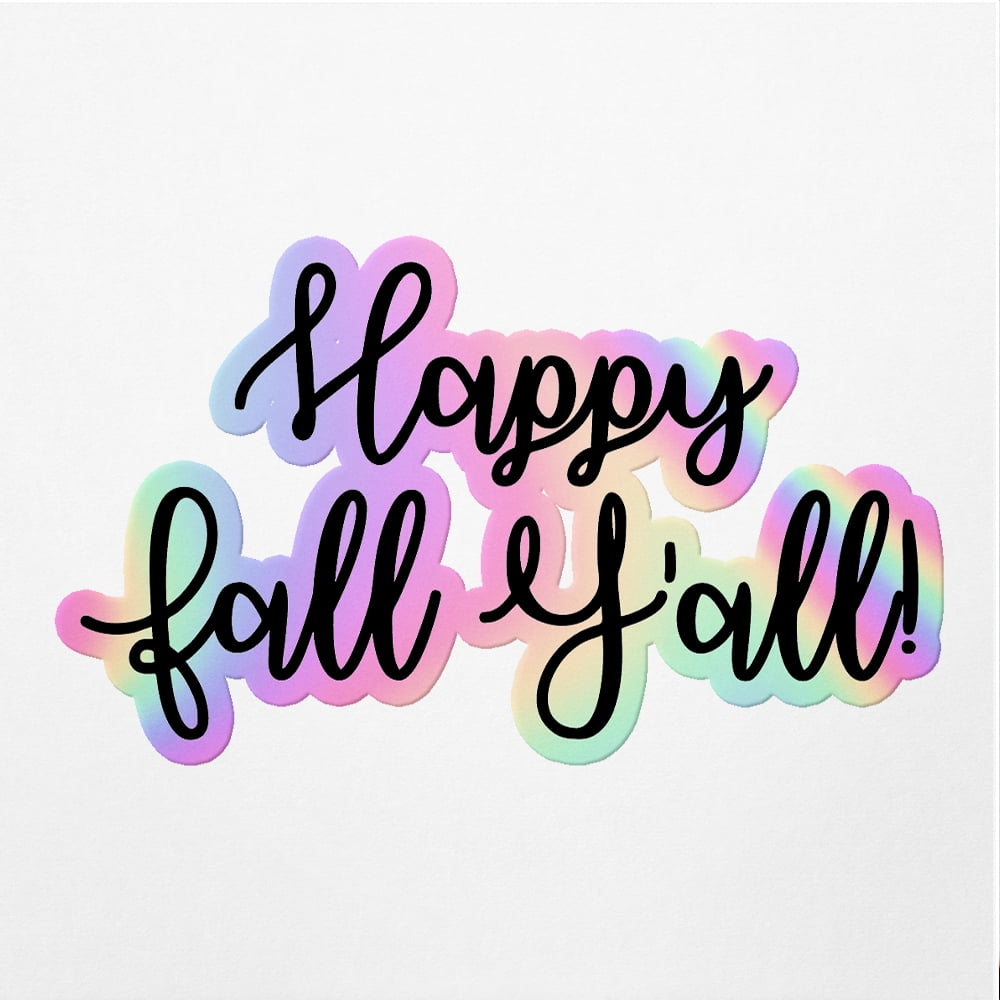 Vinyl Stickers Decals Of Fall V2 - Apply On Any Smooth Surfaces Indoor ...