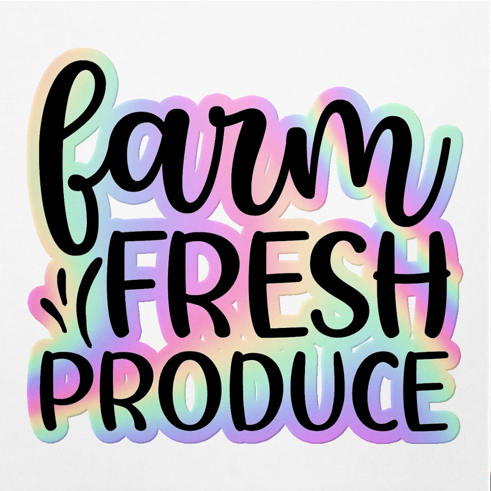 Vinyl Stickers Decals Of Farm Produce - Apply On Any Smooth Surfaces ...