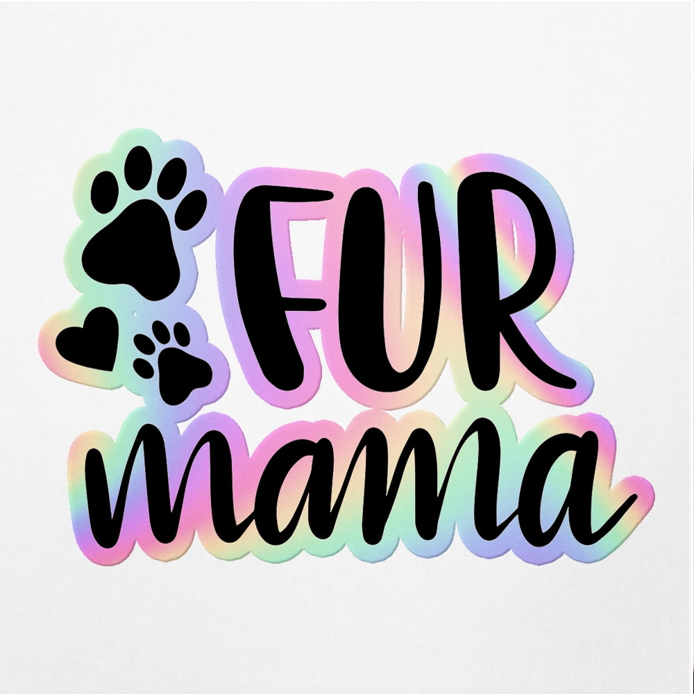 Vinyl Stickers Decals Of Fur Illustration V2 - Apply On Any Smooth ...