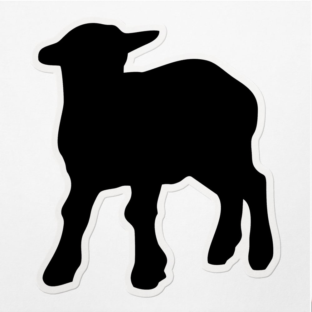 Vinyl Stickers Decals Of Goat V6 - Waterproof - Apply On Any Smooth ...