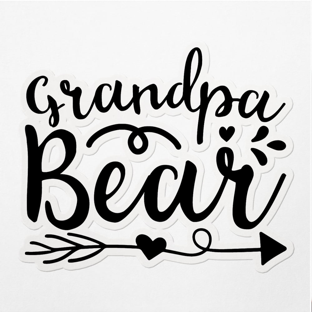Vinyl Stickers Decals Of Grandpa V2 - Waterproof - Apply On Any Smooth ...