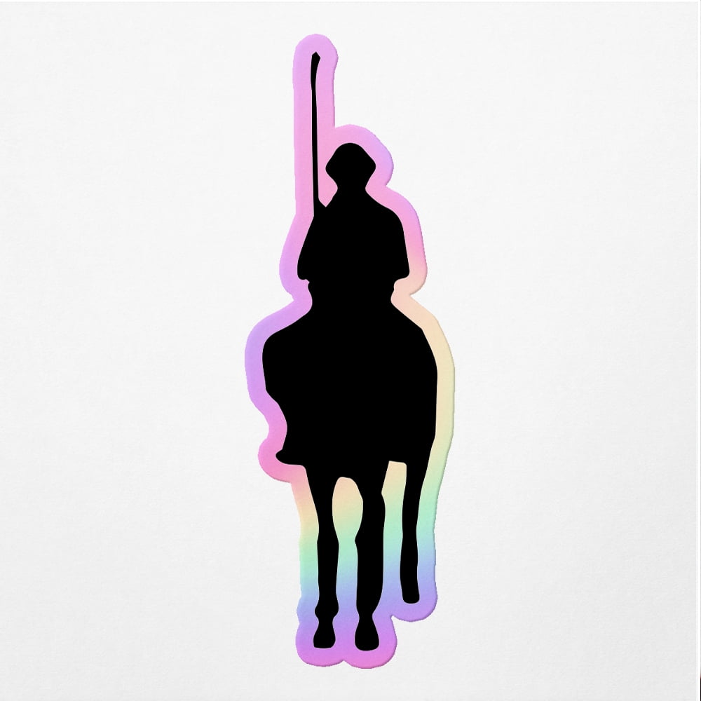 Vinyl Stickers Decals Of Horse Polo Illustration - Apply On Any Smooth ...