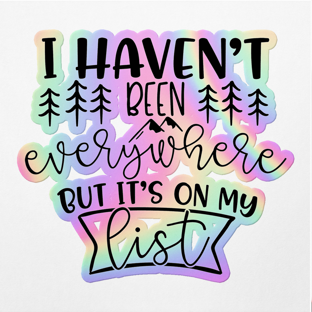 Vinyl Stickers Decals Of I List - Apply On Any Smooth Surfaces Indoor ...