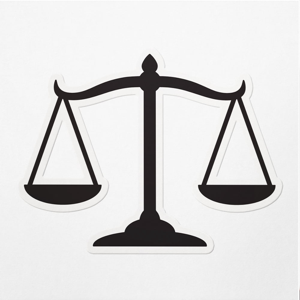 Vinyl Stickers Decals Of Justice Silhouette - Waterproof - Apply On Any ...