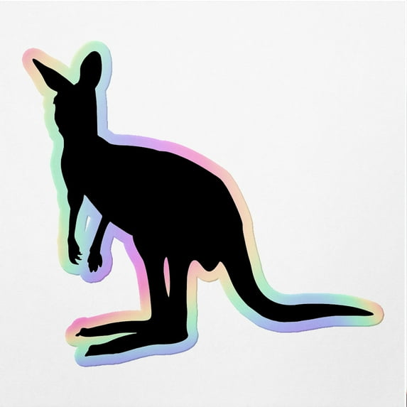 Vinyl Stickers Decals Of Kangaroo V2 - Apply On Any Smooth Surfaces ...