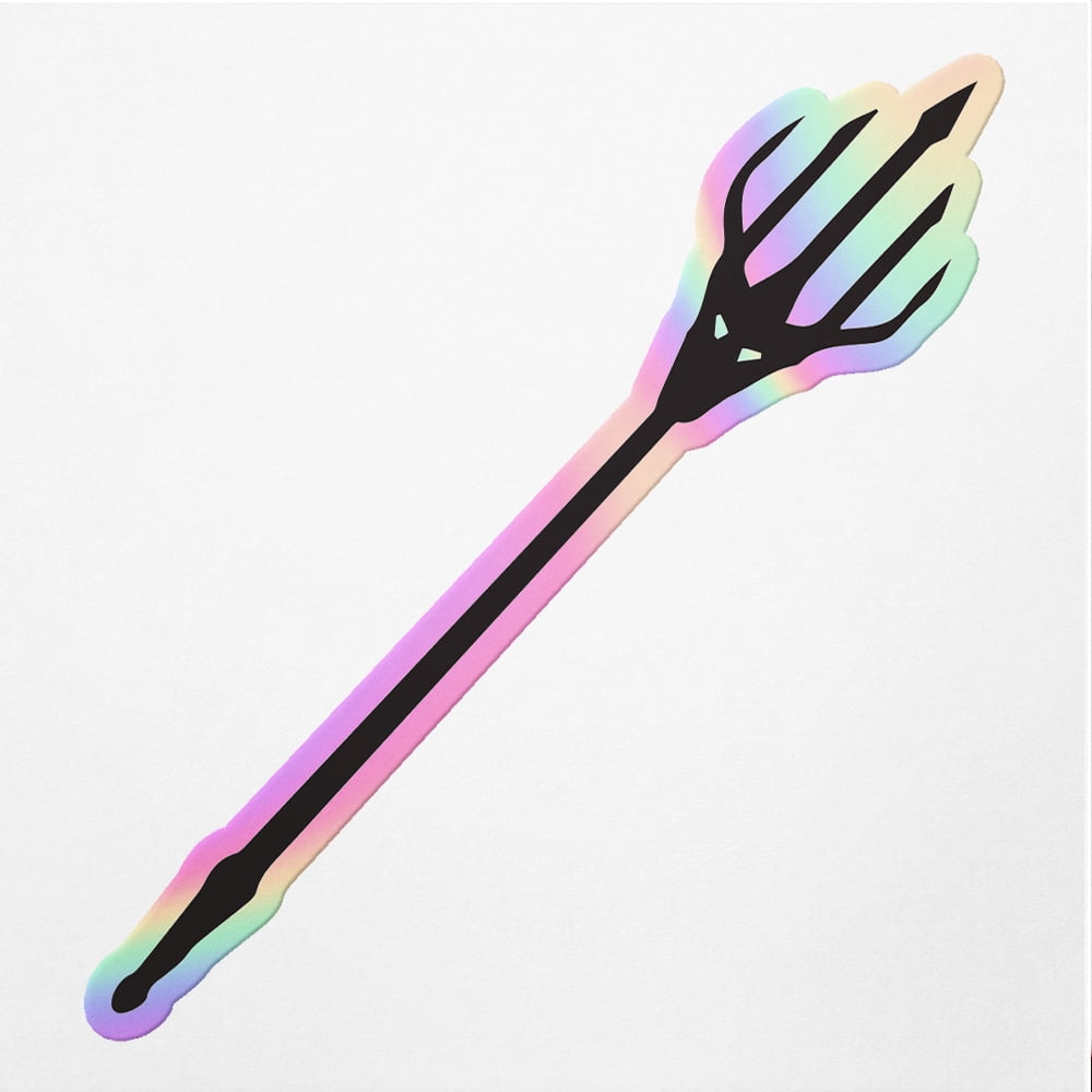 Vinyl Stickers Decals Of King Trident Illustration - Apply On Any ...