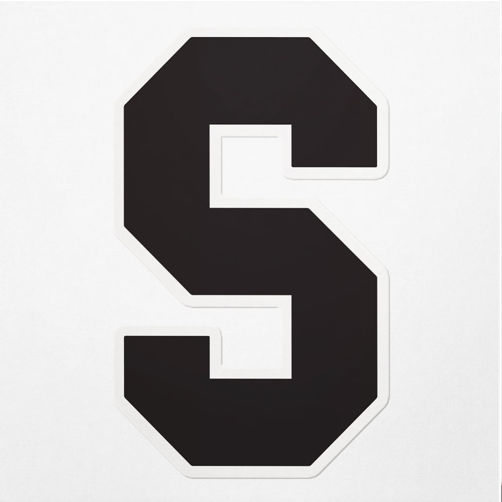 Vinyl Stickers Decals Of Letter S Silhouette - Waterproof - Apply On ...
