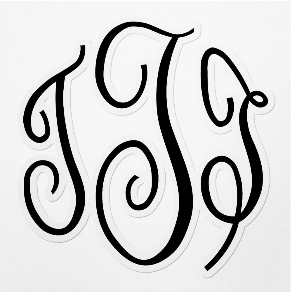 Vinyl Stickers Decals Of Letter V4 - Waterproof - Apply On Any Smooth ...