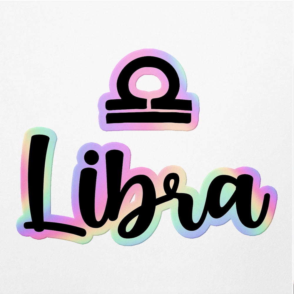 Vinyl Stickers Decals Of Libra - Apply On Any Smooth Surfaces Indoor ...