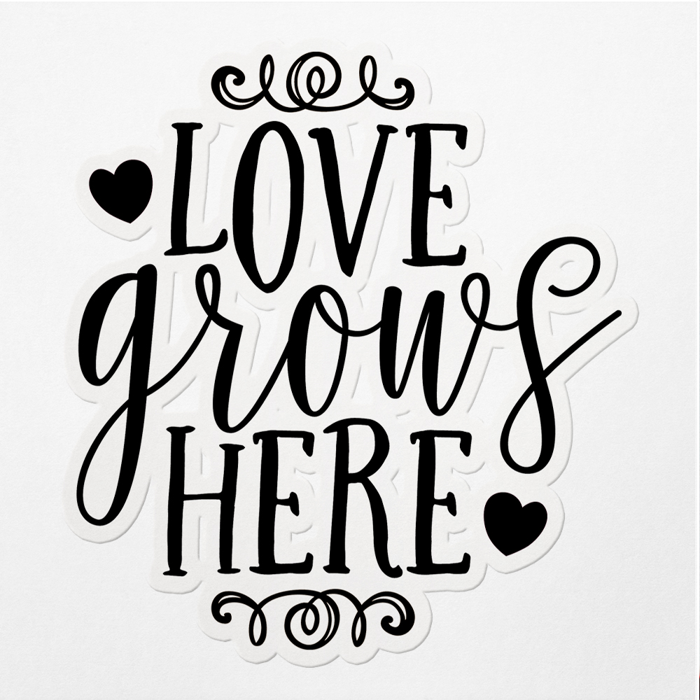 Vinyl Stickers Decals Of Love Here V2 - Waterproof - Apply On Any ...