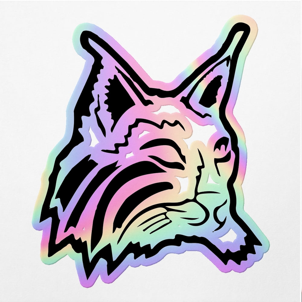 Vinyl Stickers Decals Of Lynx Head Animals - Apply On Any Smooth ...