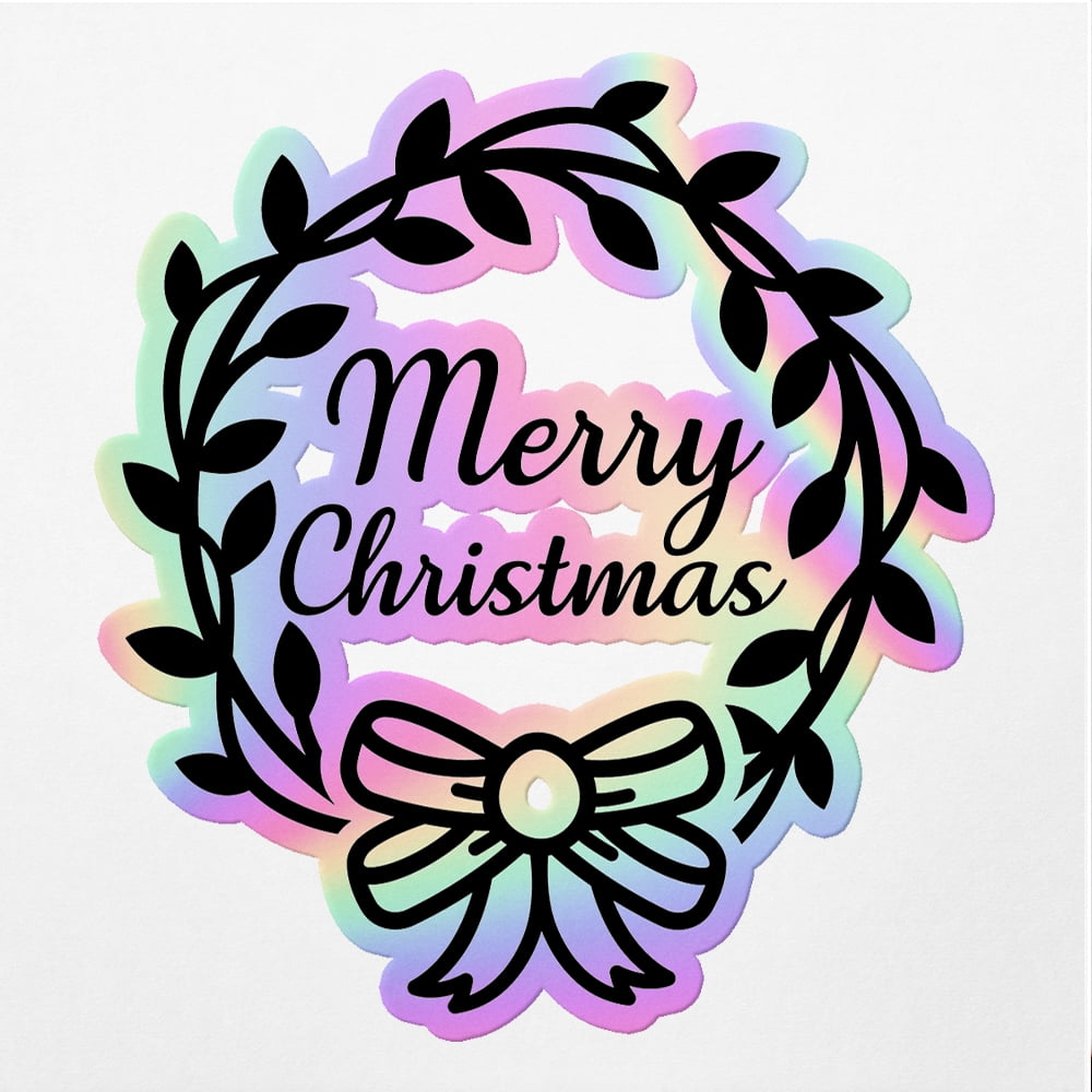 Vinyl Stickers Decals Of Merry V2 - Apply On Any Smooth Surfaces Indoor ...
