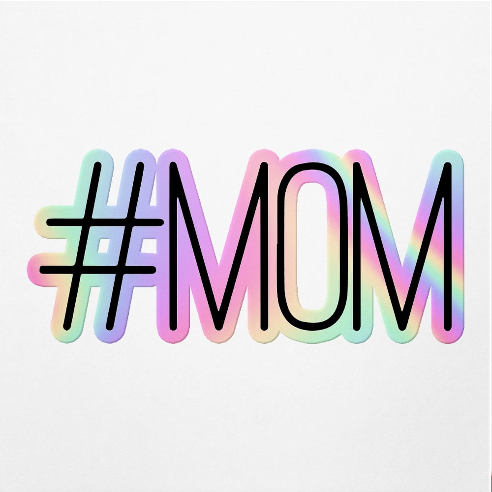 Vinyl Stickers Decals Of Mom Mom - Apply On Any Smooth Surfaces Indoor ...