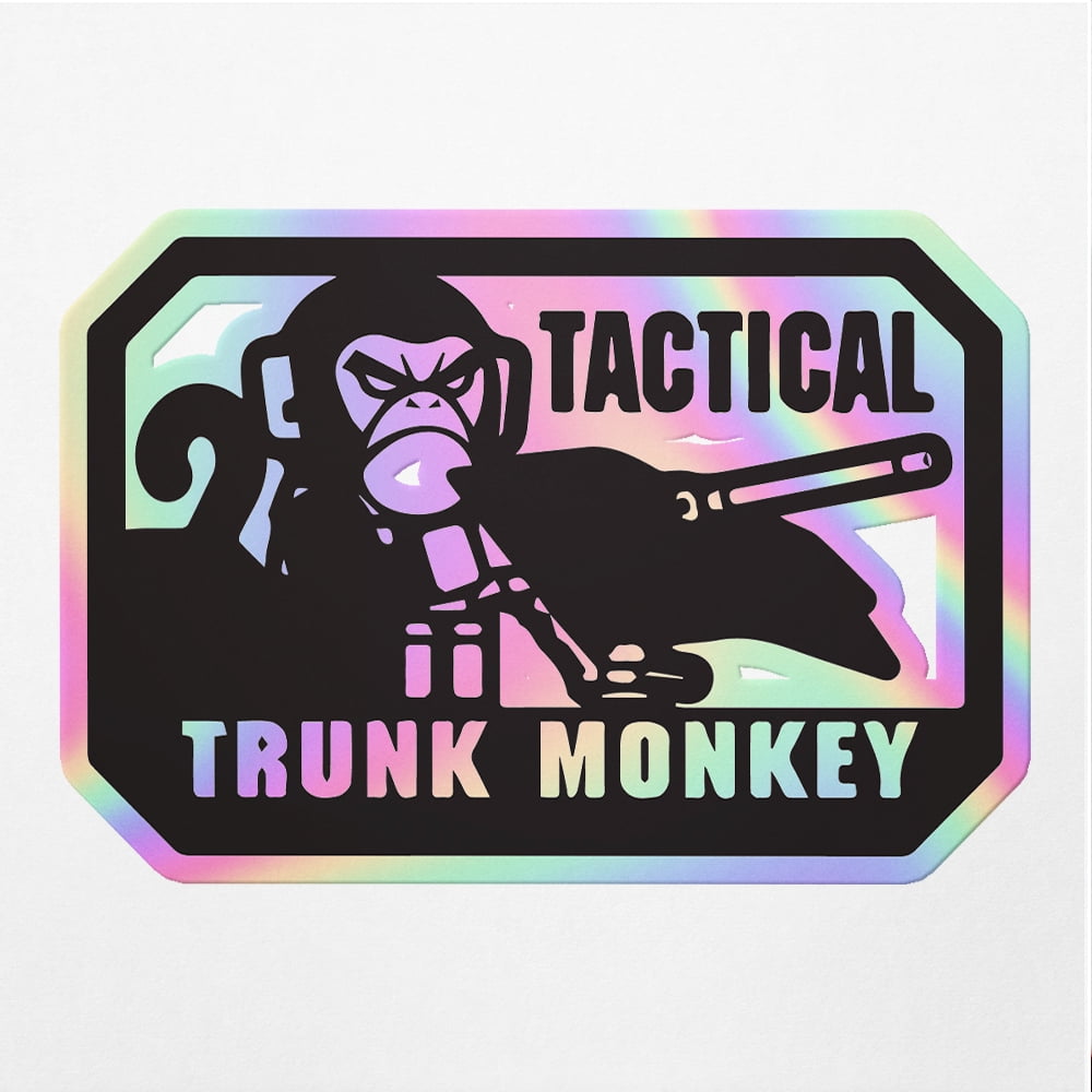 Vinyl Stickers Decals Of Monkey Illustration - Apply On Any Smooth ...