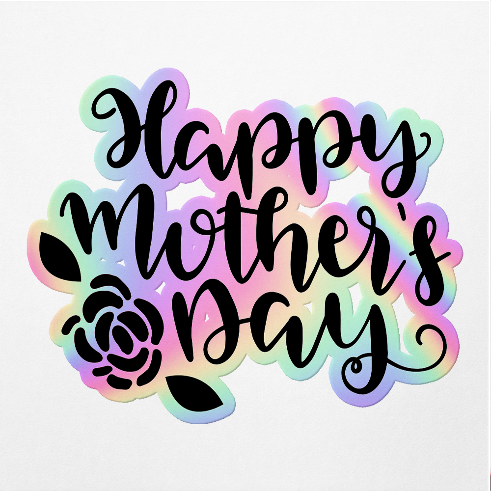 Vinyl Stickers Decals Of Mothers Illustration V3 - Apply On Any Smooth ...