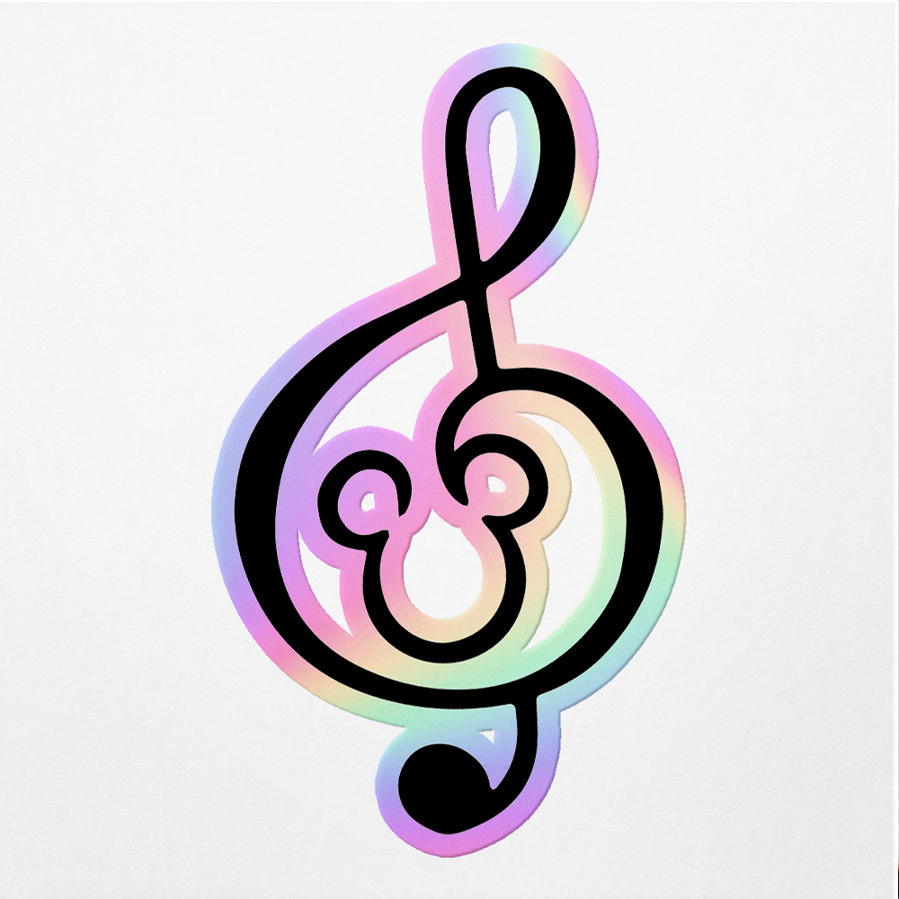 Vinyl Stickers Decals Of Music Note V2 - Apply On Any Smooth Surfaces ...