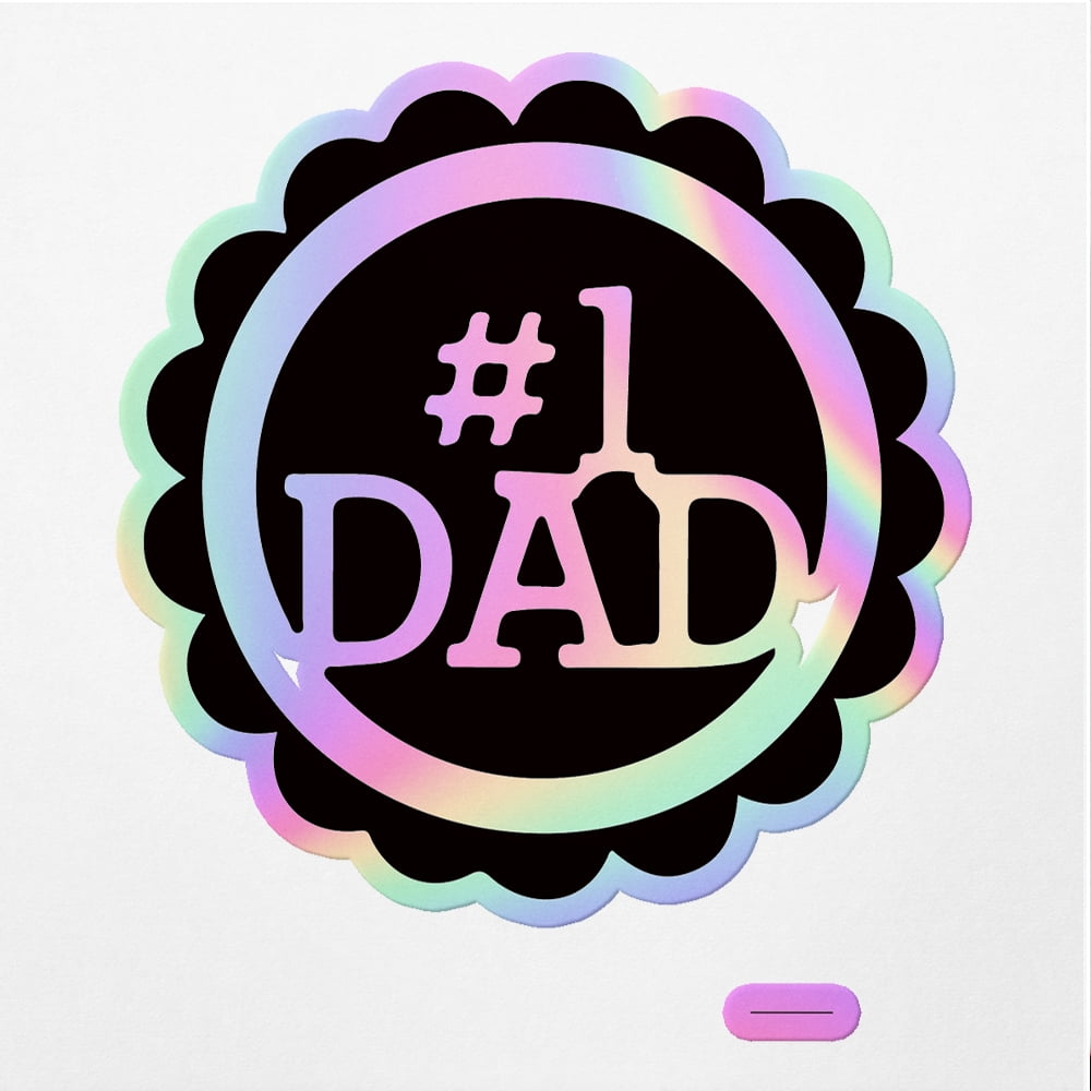 Vinyl Stickers Decals Of Number Dad - Apply On Any Smooth Surfaces ...