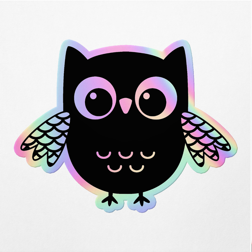 Vinyl Stickers Decals Of Owl Birds - Apply On Any Smooth Surfaces ...
