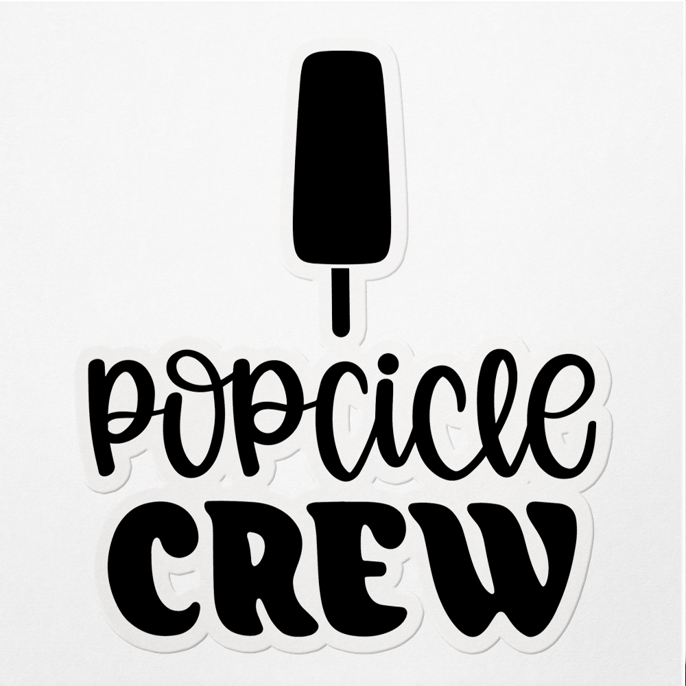 Vinyl Stickers Decals Of Popsicle Illustration - Waterproof - Apply On ...