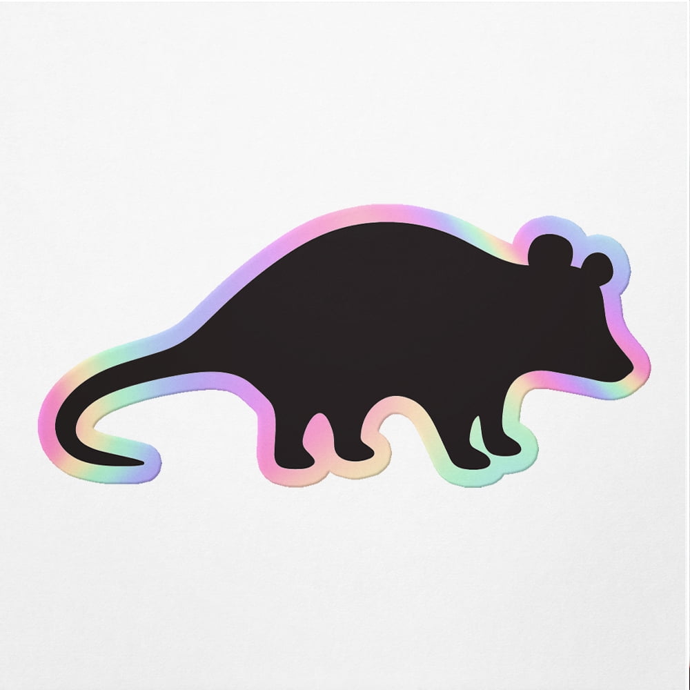 Vinyl Stickers Decals Of Possum Silhouette - Apply On Any Smooth ...