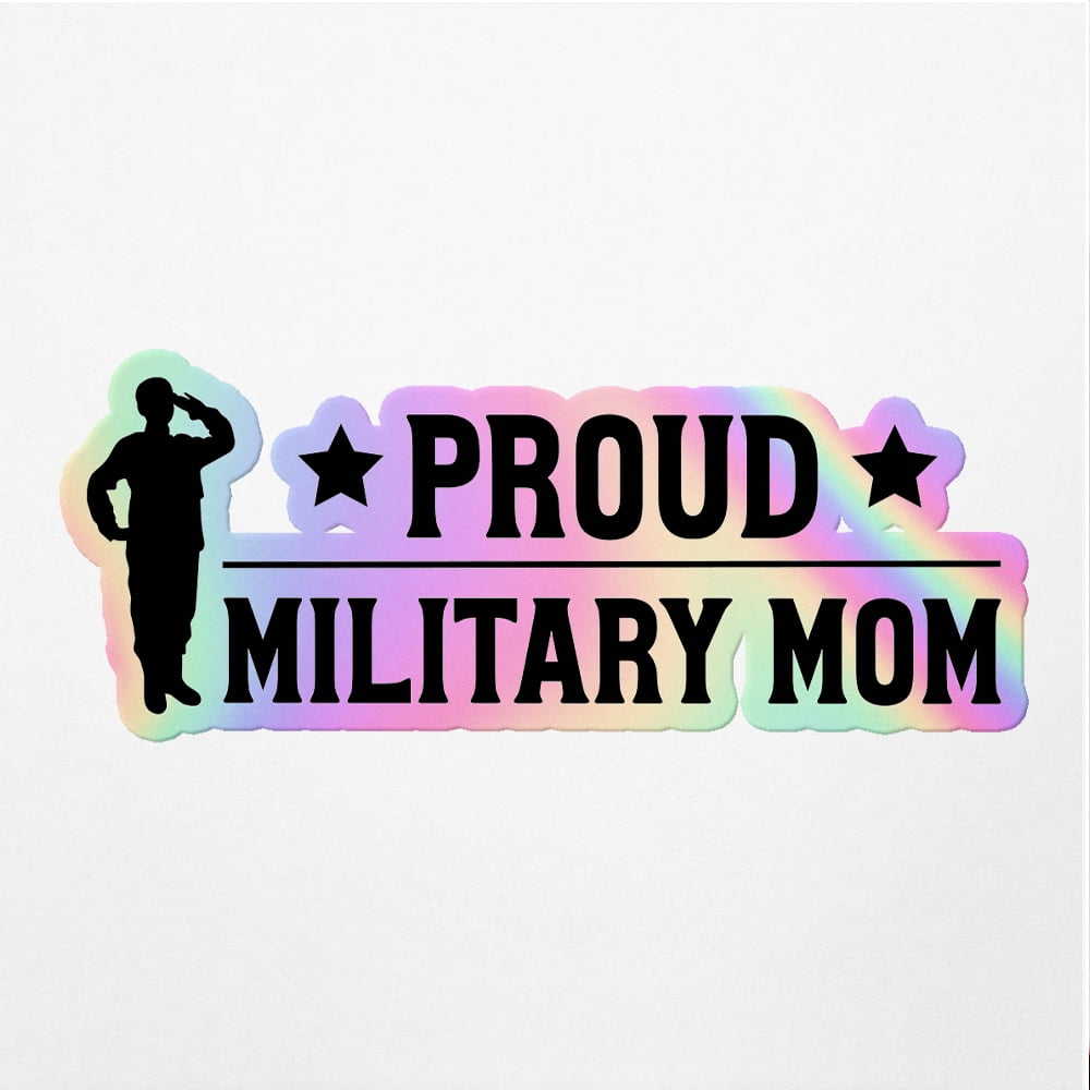 Vinyl Stickers Decals Of Proud Mom V2 - Apply On Any Smooth Surfaces ...