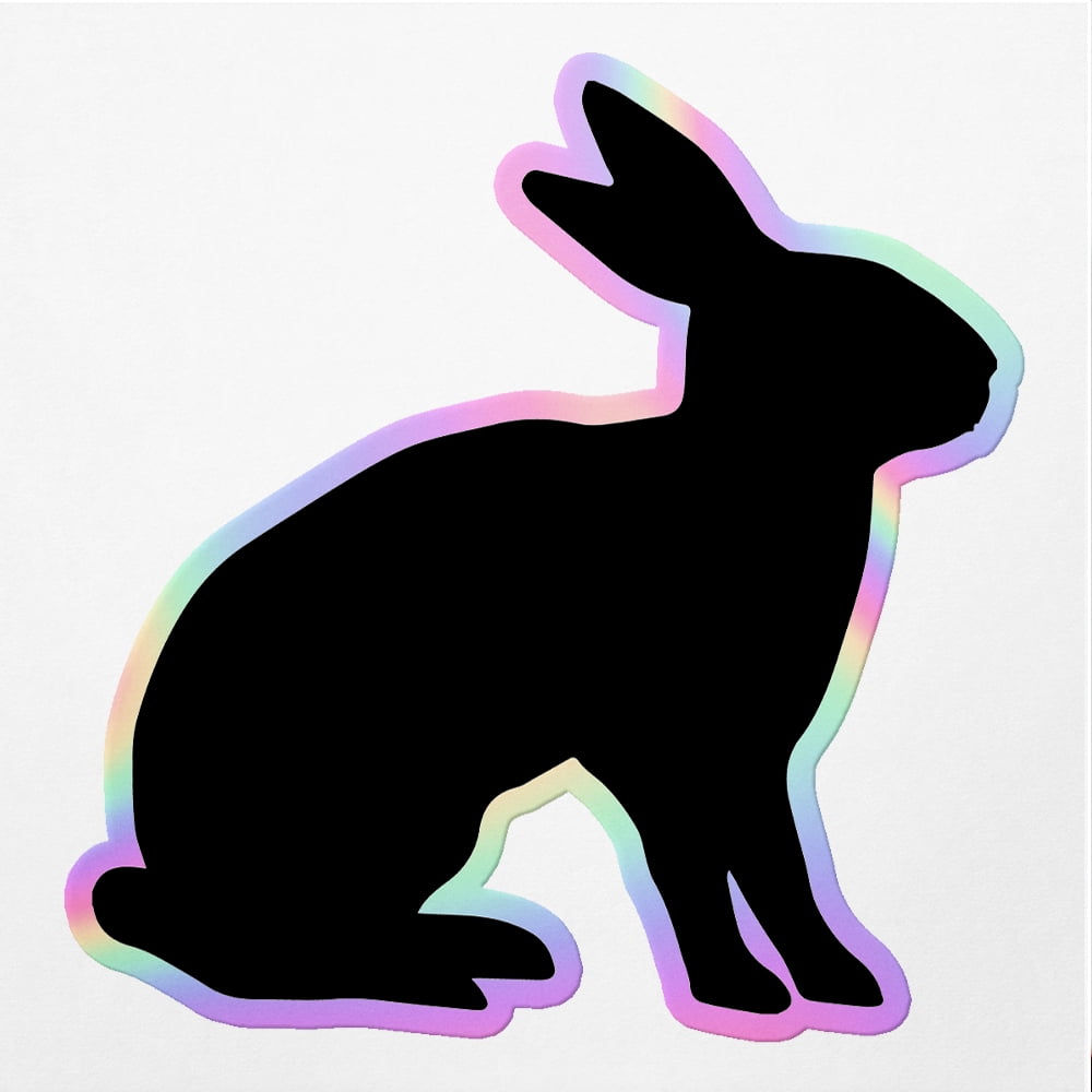 Vinyl Stickers Decals Of Rabbit Bunny - Apply On Any Smooth Surfaces ...