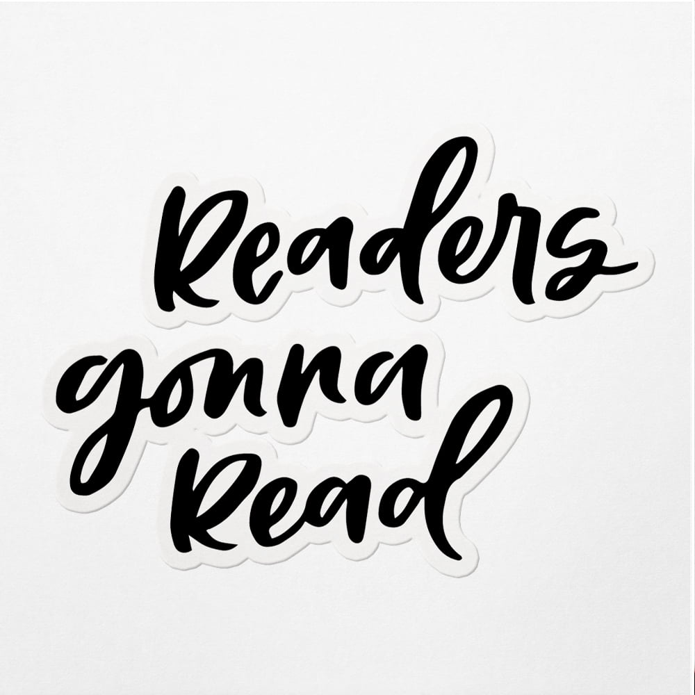 Vinyl Stickers Decals Of Readers Read - Waterproof - Apply On Any ...