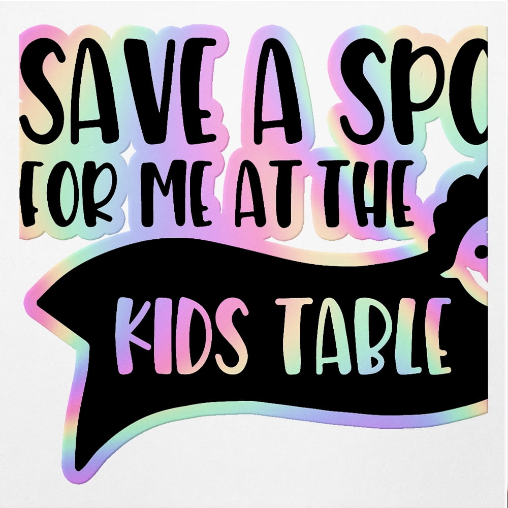 Vinyl Stickers Decals Of Save Table Babies And Kids - Apply On Any ...
