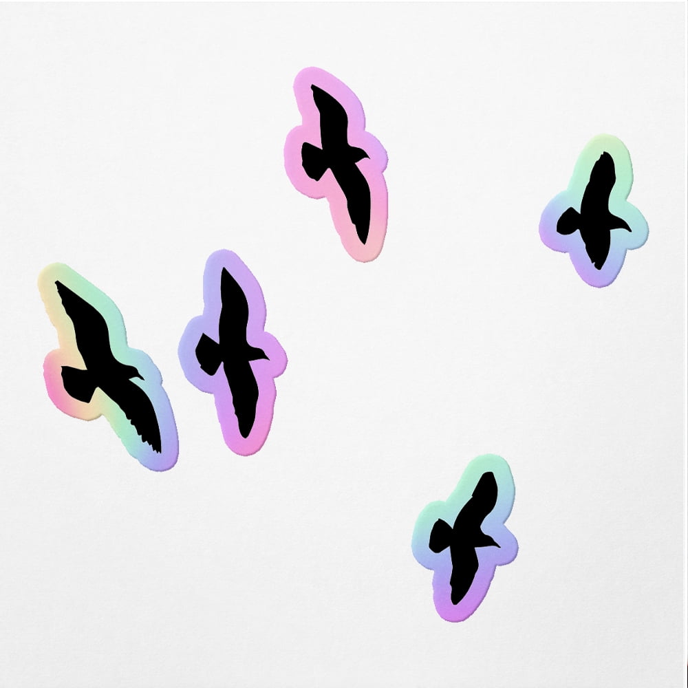 Vinyl Stickers Decals Of Seagull Bird - Apply On Any Smooth Surfaces ...
