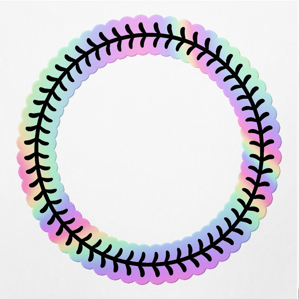 Vinyl Stickers Decals Of Softball Sports V10 - Apply On Any Smooth ...