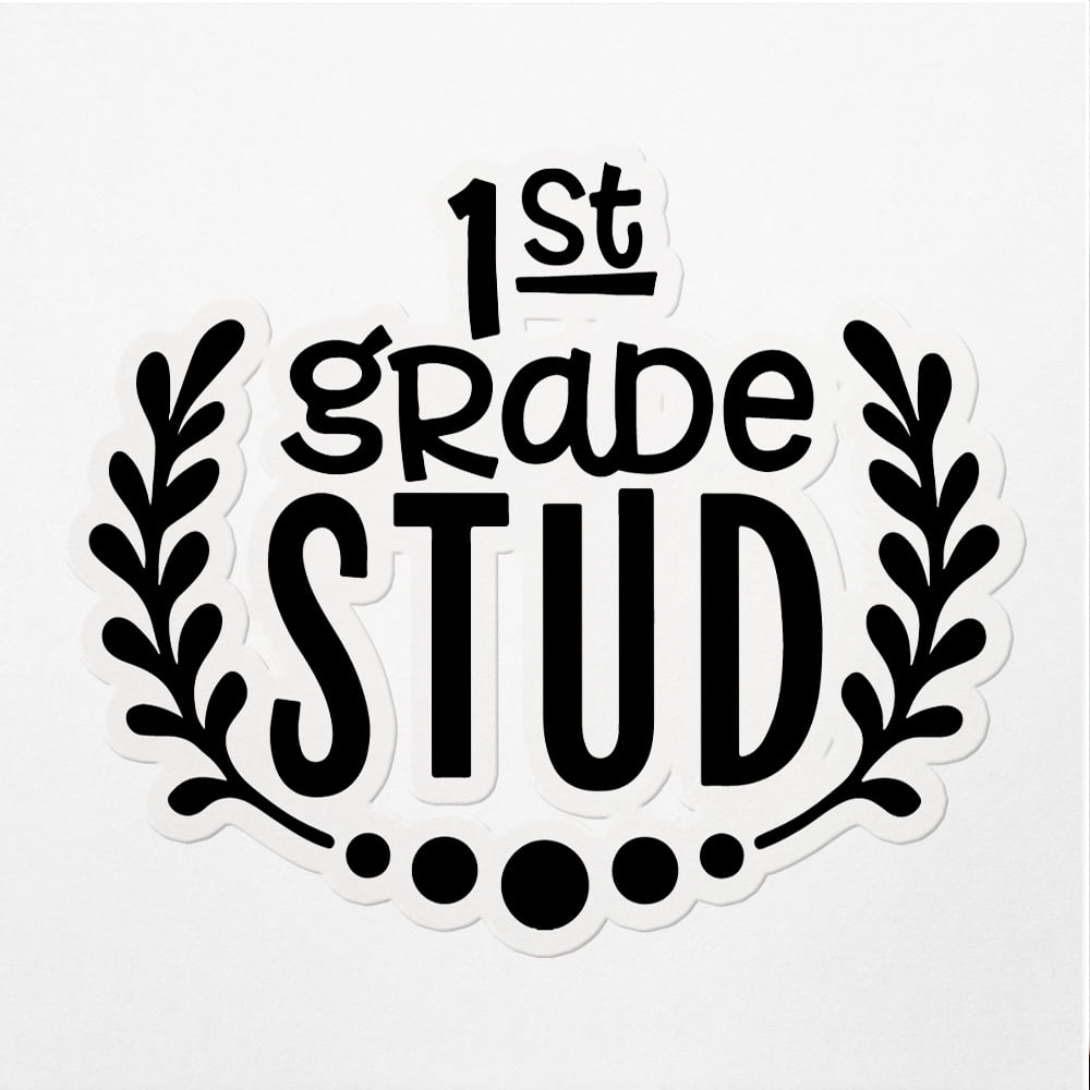 Vinyl Stickers Decals Of St Stud School Quote - Waterproof - Apply On ...