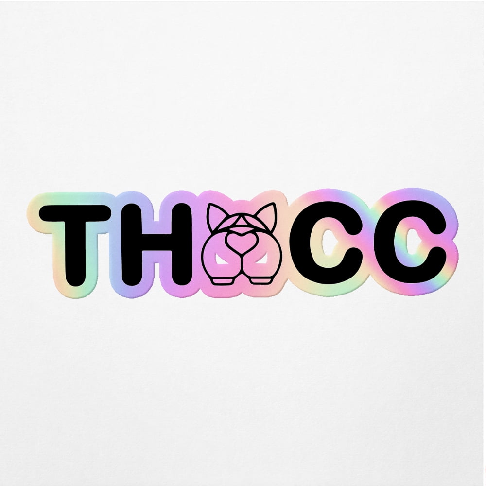 Vinyl Stickers Decals Of Thicc Corgi - Apply On Any Smooth Surfaces ...