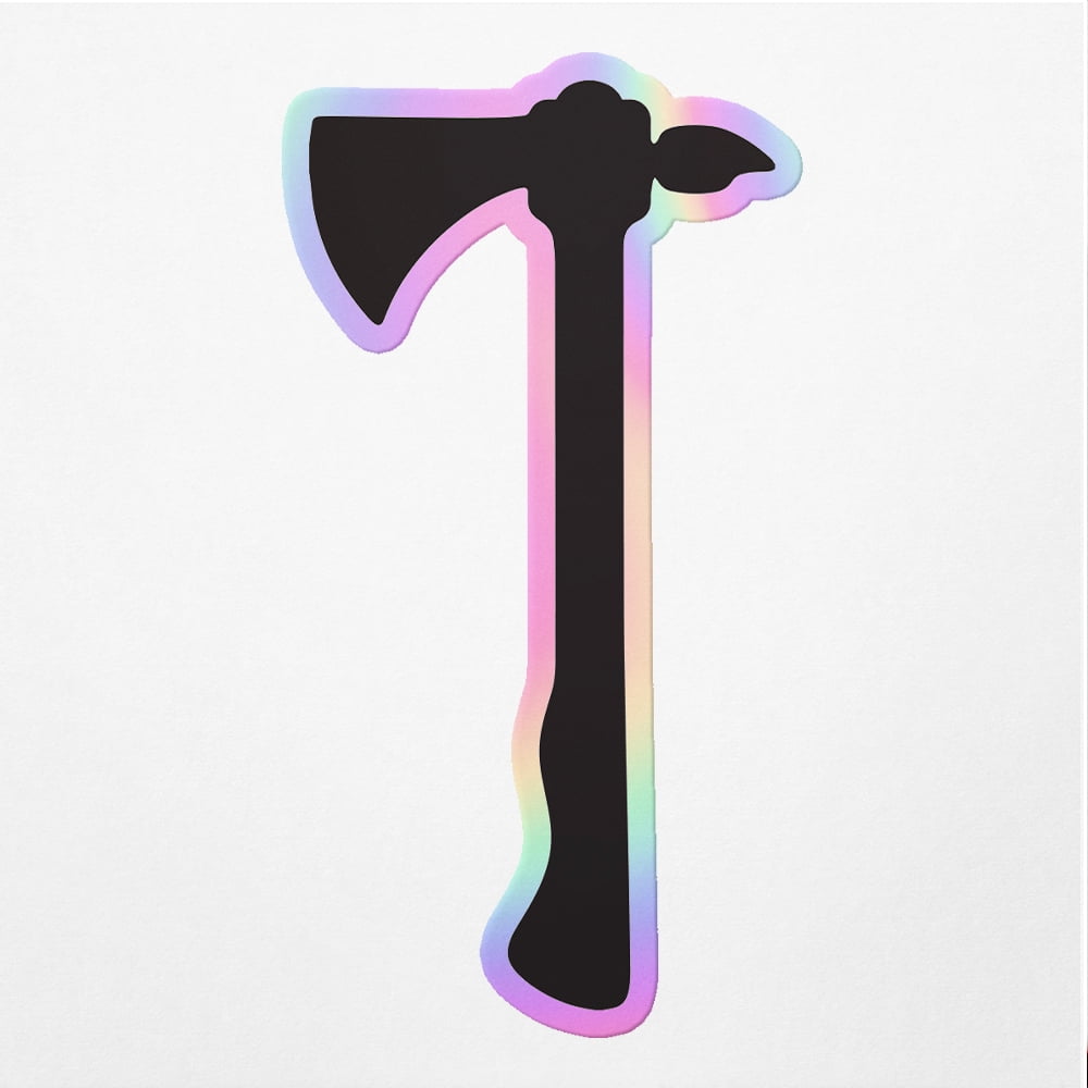 Vinyl Stickers Decals Of Tomahawk Funny Silhouette - Apply On Any ...