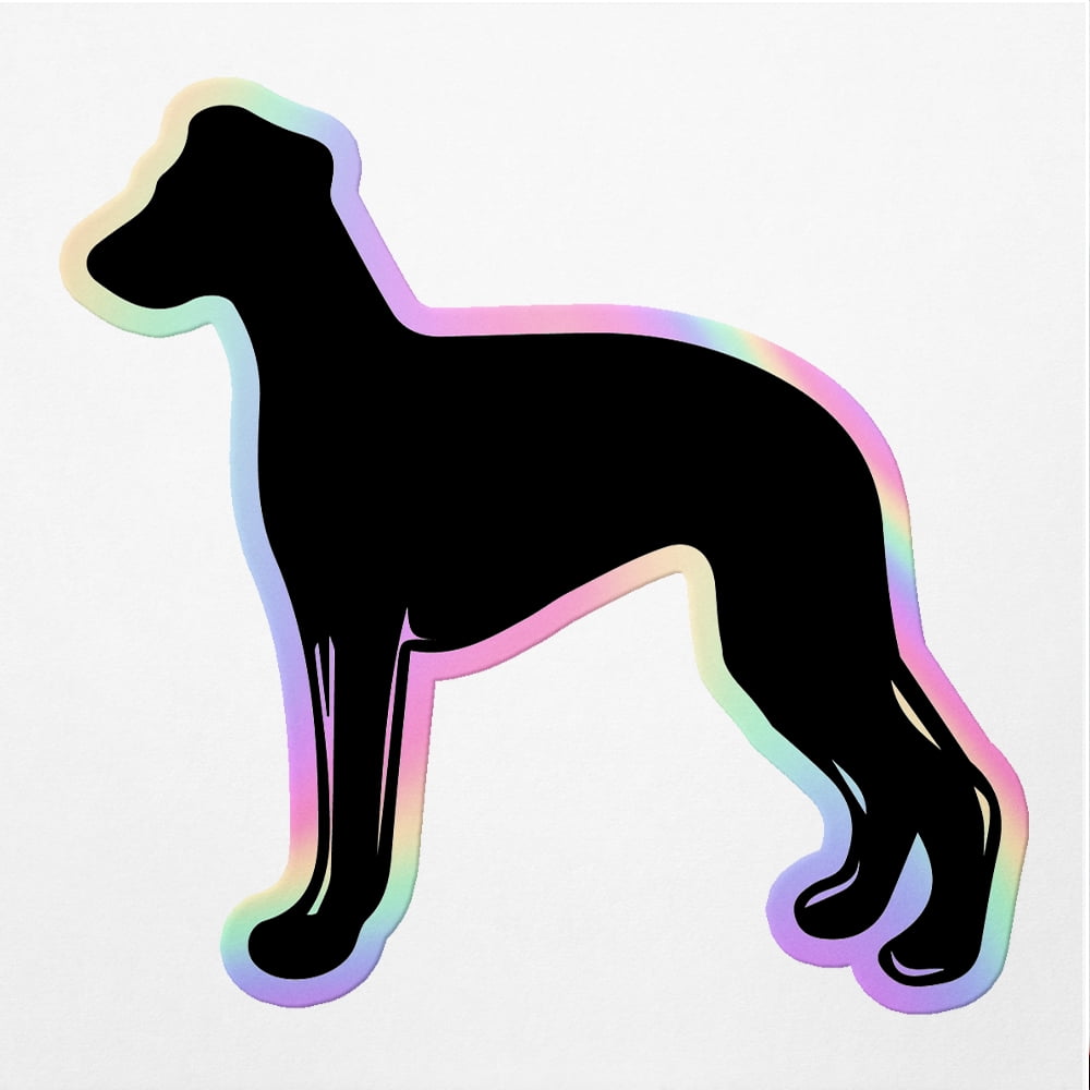 Vinyl Stickers Decals Of Whippet S Illustration V2 - Apply On Any ...