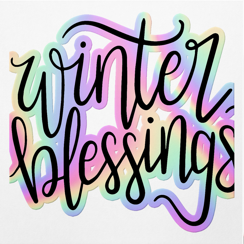 Vinyl Stickers Decals Of Winter Motivational And Inspirational - Apply ...