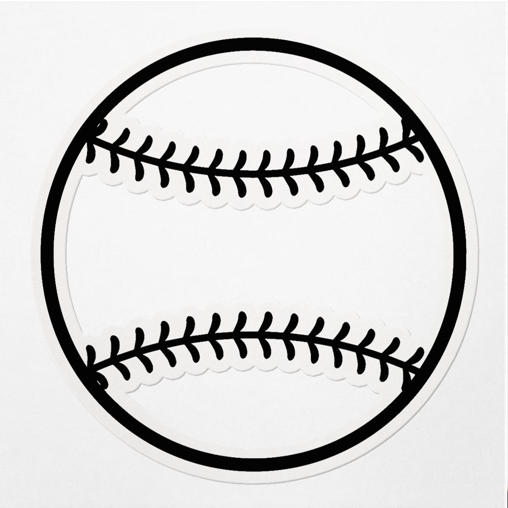 Vinyl Stickers Decals Of Softball Sports V2 - Waterproof - Apply On Any ...