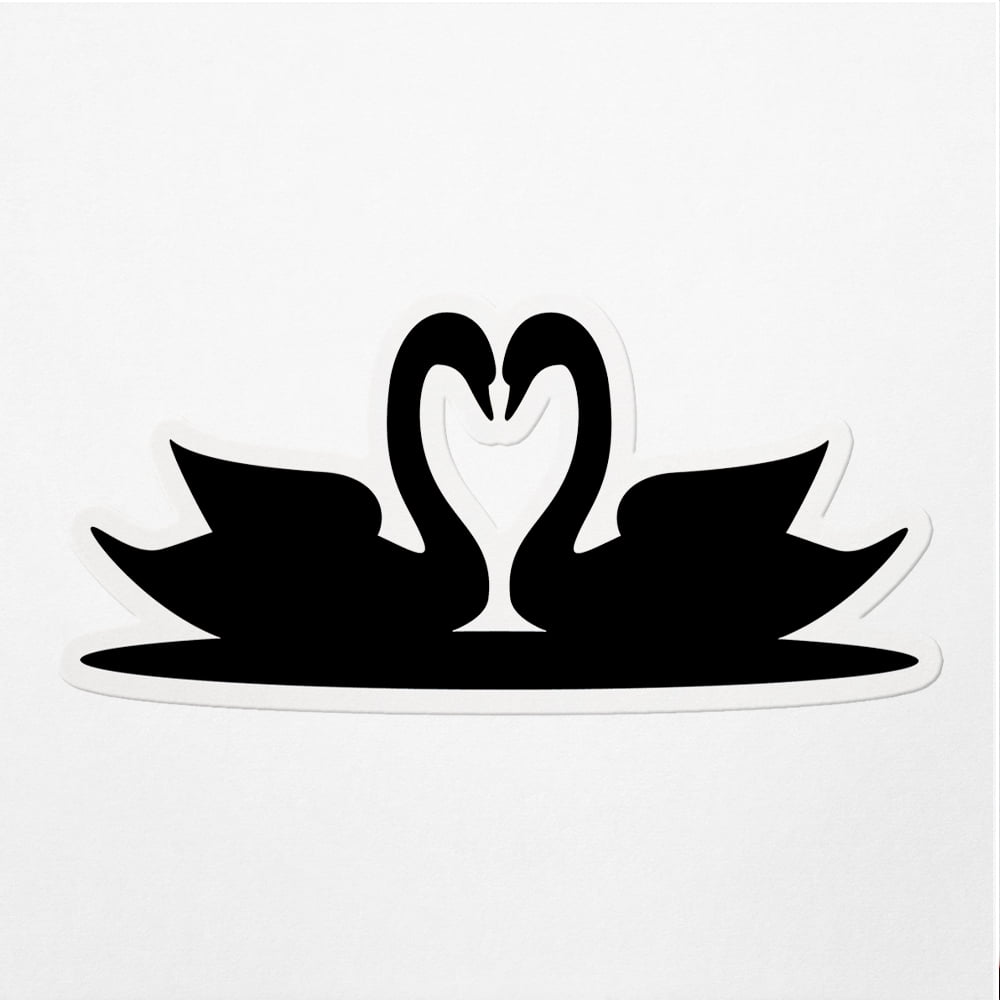 Vinyl Stickers Decals Of Swan Animal - Waterproof - Apply On Any Smooth ...