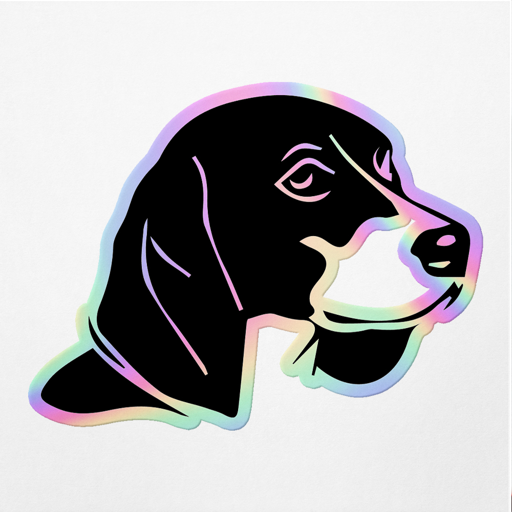 Vinyl Stickers Decals Of Sweet Head Illustration - Apply On Any Smooth ...
