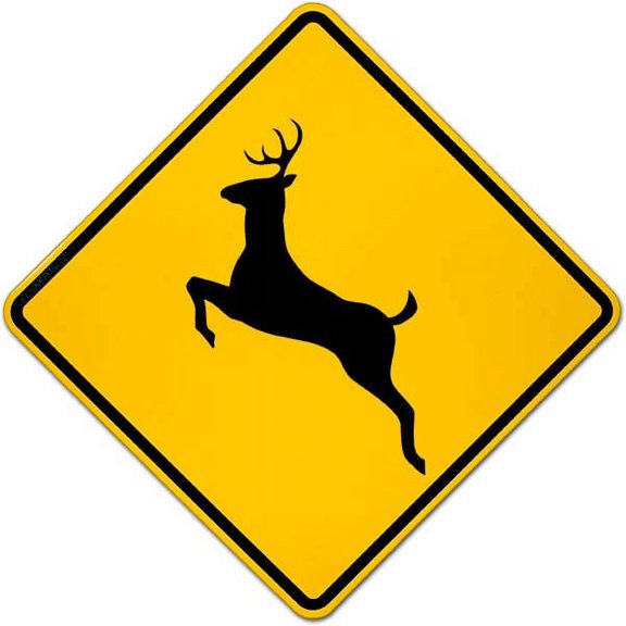 Deer Crossing Sign - Walmart.com