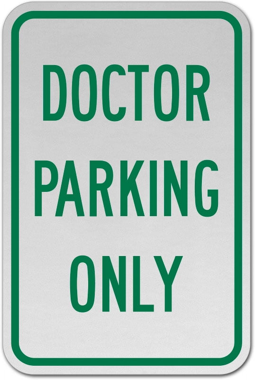 Vinyl Stickers - Doctor Parking Only Sign C3 - Safety and Warning ...