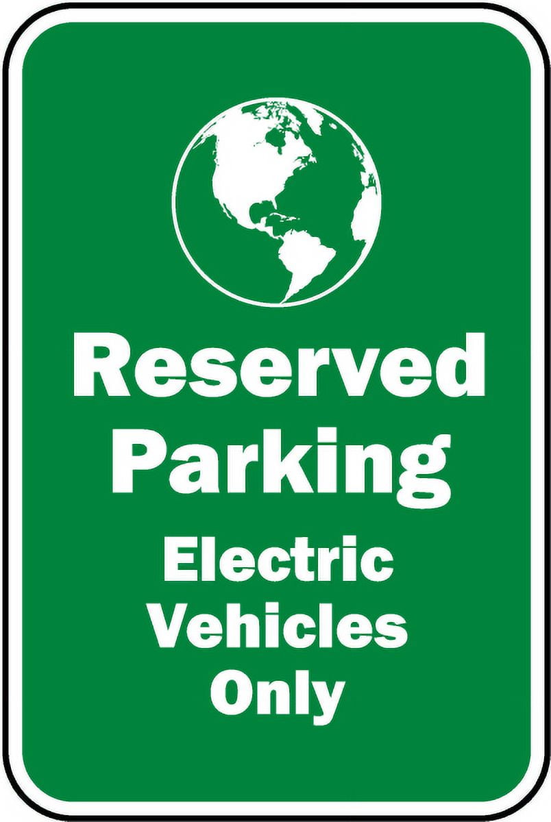 Vinyl Stickers - Electric Vehicles Only Sign - Safety and Warning ...