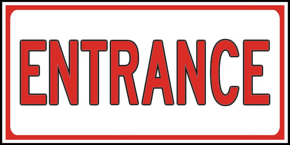 Vinyl Stickers - Entrance Sign - Safety and Warning Warehouse Signs ...