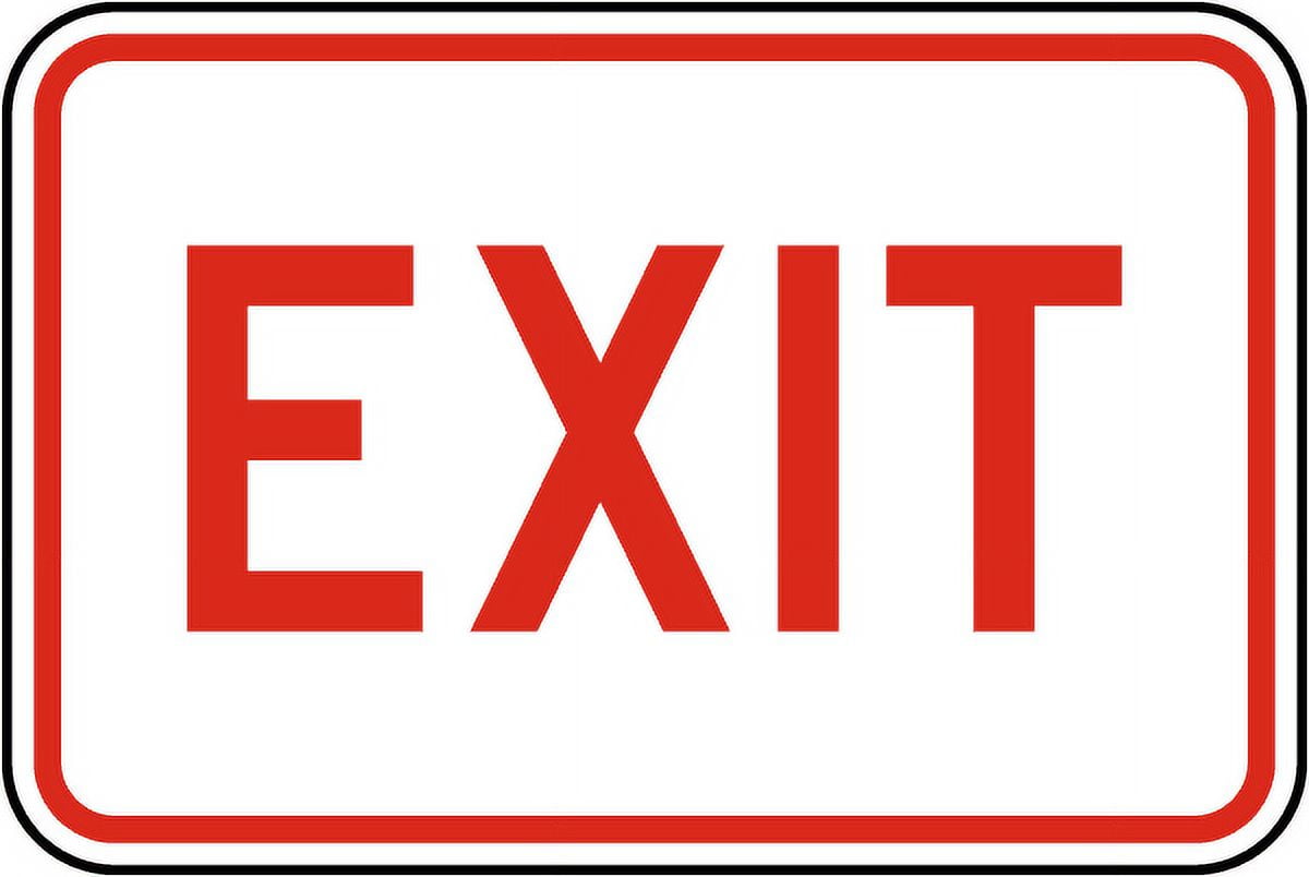 Vinyl Stickers - Exit Sign I2 - Safety and Warning Warehouse Signs ...