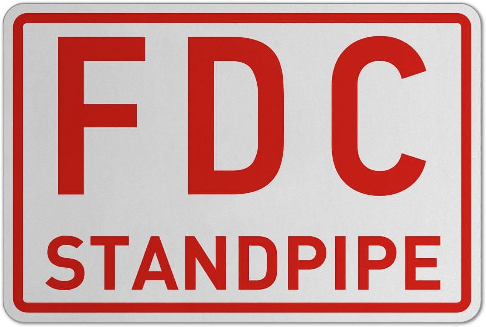 Vinyl Stickers - FDC Standpipe Sign M5 - Safety and Warning Warehouse ...